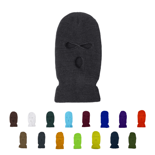12 Pack 3 Hole Ski Mask – Bandanas Wholesale